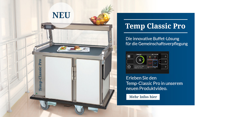 Speisenverteilsysteme für Klinik, Pflege, Schulen & Caterer | temp-rite